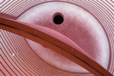 David Adjaye Curves Pink Concrete Around Los Angeles Store The Webster