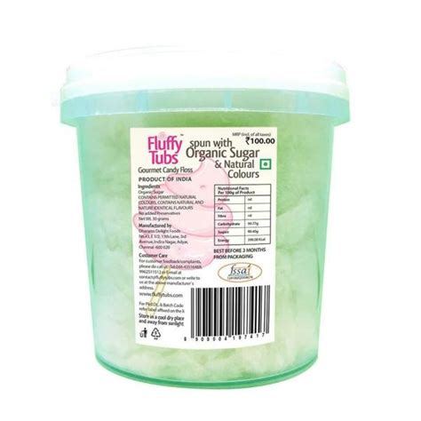 Fluffy Tubs Cotton Candy Candy Floss Mint Flavour 30gms X 3 Jiomart