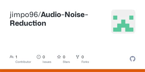 GitHub - jimpo96/Audio-Noise-Reduction