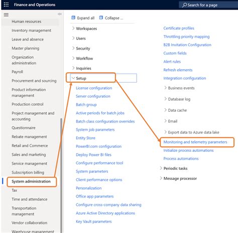 dynamics 365 finance and operations monitoring and telemetry using