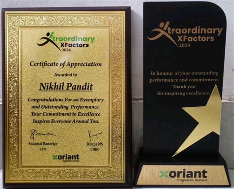 Nikhil Pandit On Linkedin Xoriant Outstandingperformance Gratitude Success Proudmoment