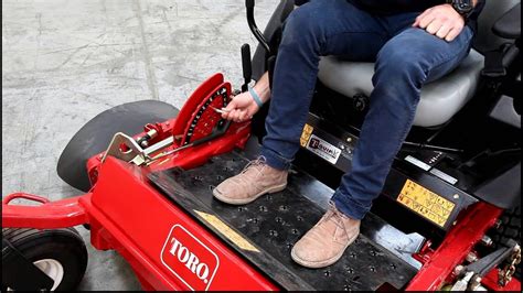 Toro Mower Height Adjustment Youtube