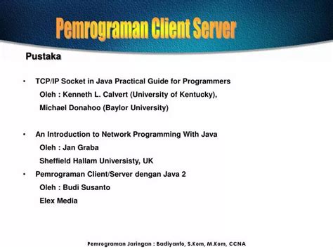 PPT Pemrograman Client Server PowerPoint Presentation Free Download ID 6287324