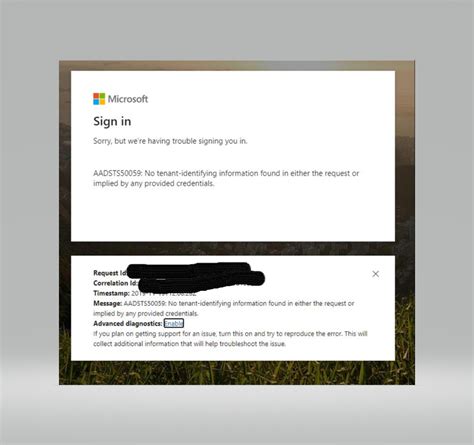 Javascript Error While Single Sign Onsso Via Azure Ad