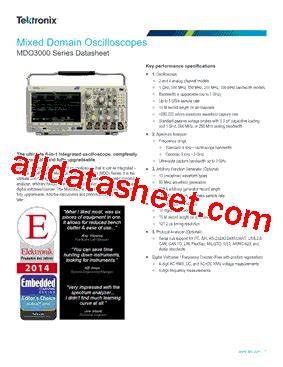 TPA BNC Datasheet PDF TEKTRONIX INC