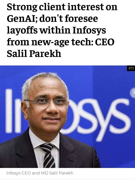 Vinay Gupta☑️ On Linkedin Ai Infosys Technology It