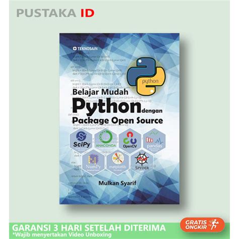 Jual Buku Belajar Mudah Python Dengan Package Open Source Original Kota Tangerang Pustaka