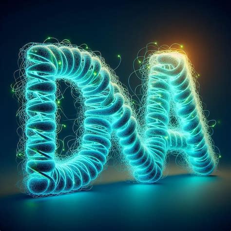 Premium Ai Image 3d Dna Representation Background