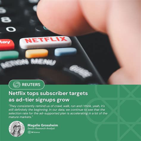 M Science On Linkedin Nflx Altdata Netflix Subscriptionmedia