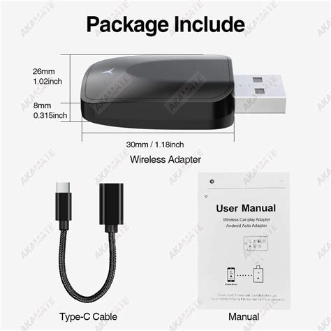 2in1 Wireless Carplay Wireless Android Auto Adapter Plug And Play Bluetooth For Original Car