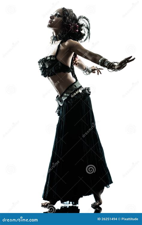 Arabic Woman Belly Dancer Dancing Stock Photo Image