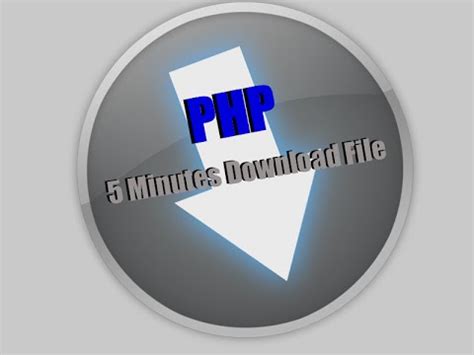 Php Tutorial 5 Minutes Download File Youtube