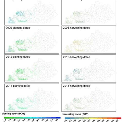 Spatial Variations Of Corn Phenological Stages In Kentucky Download Scientific Diagram