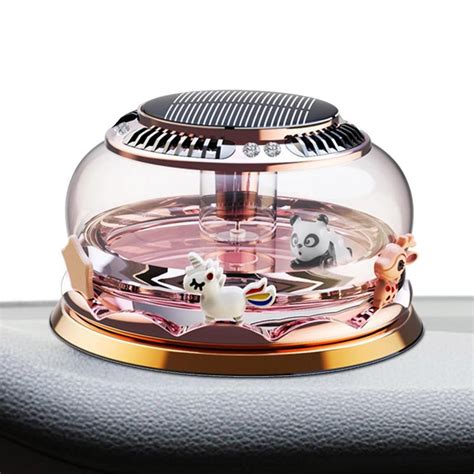 태양열 회전 향 디퓨저 가정 및 자동차 장식 액세서리 안전하고 내구성이 뛰어난 창의적인 자동차 향수 장식 Aliexpress