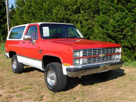 1984 Chevrolet Blazer For Sale In Cadillac Mi