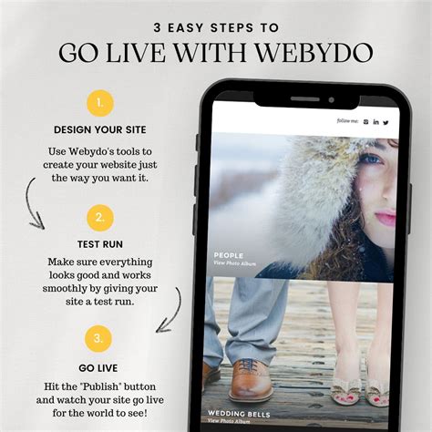 How To Build A Website With Webydo Webydo Posted On The Topic Linkedin