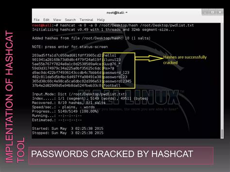 password cracking using john the ripper hashcat cainandabel pptx