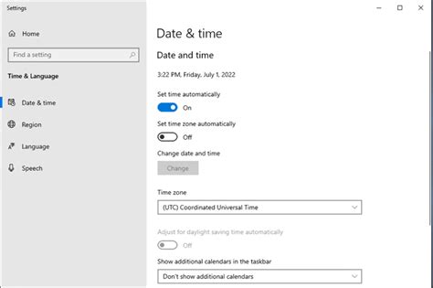 date and time configuration tasks dell validated design for