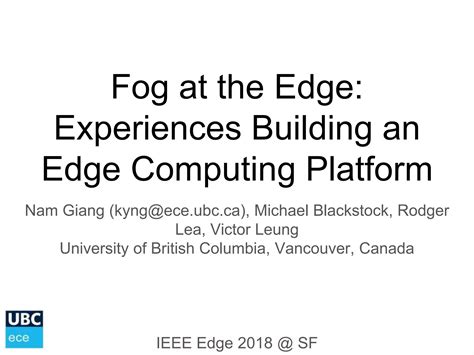 Using Distributed Node Red To Build Fogedge Applications Pptx
