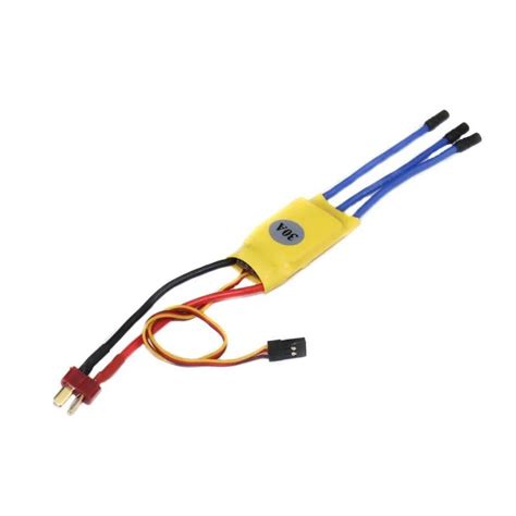 30a Bldc Esc Electronic Speed Controller With Connector Ac Motor Speed Control Electric Motor