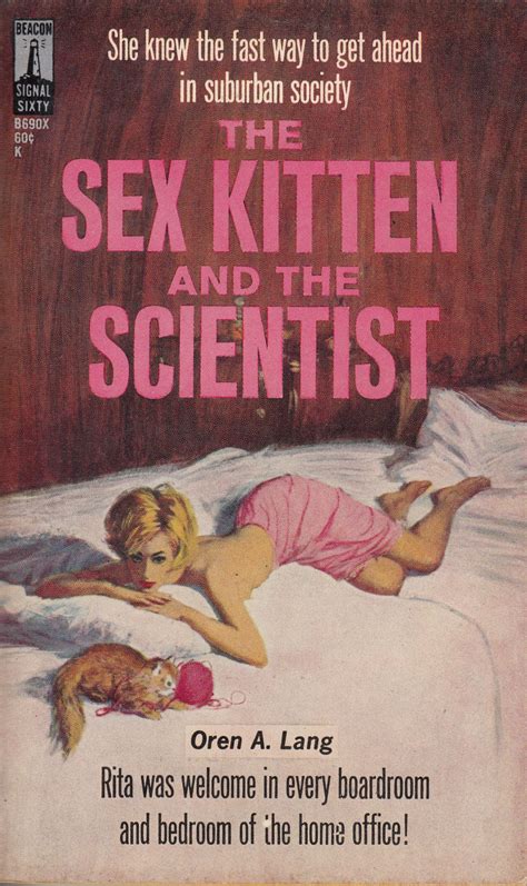 The Sex Kitten And The Scientist Pulp Covers