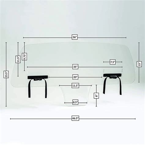 Vonvik New Clear Plexiglass Partitions Acrylic Dividers For Car Taxi