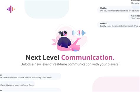 WebGL Voice Text Chat