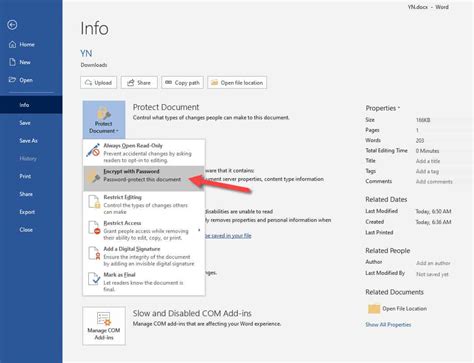 How To Password Protect A Word Document EasyPCMod