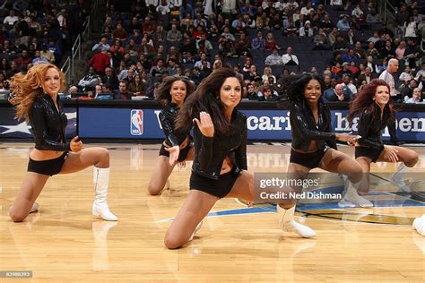The Washington Wizards Dance Team Performs During The Game Against