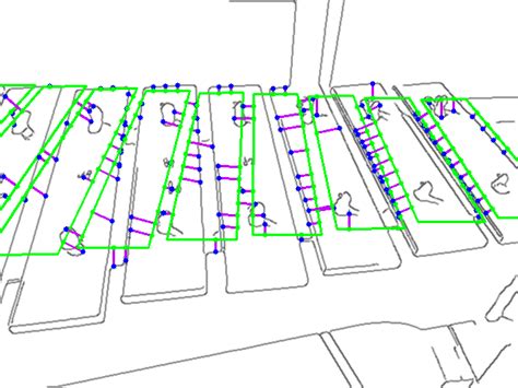 example for likelihood computation in instrument tracking green lines
