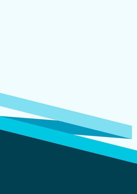 Free Vector Blue Geometric Blank Background Vector For Business