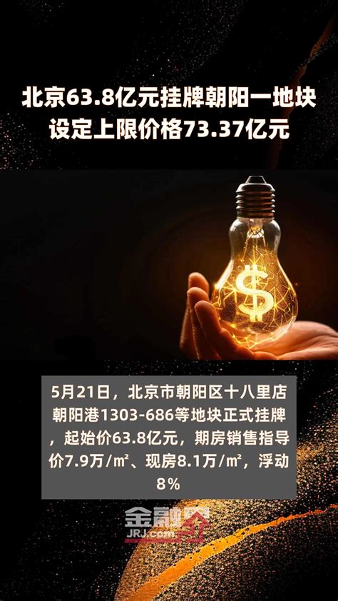 北京63 8亿元挂牌朝阳一地块设定上限价格73 37亿元 快报 凤凰网视频 凤凰网