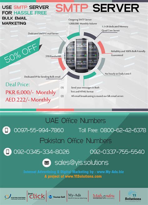 Bulk Email SMTP Server Pakistan Bulk Email SMTP Server Karachi Bulk Email Sending Solution