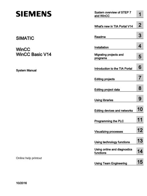 Wincc Basic V14 Pdf Computing Computer Science