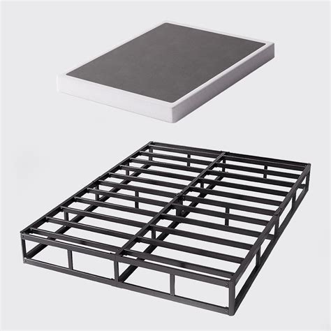 Bedsnus King Size Box Spring And Cover Set 9 Inch High Profile Metal