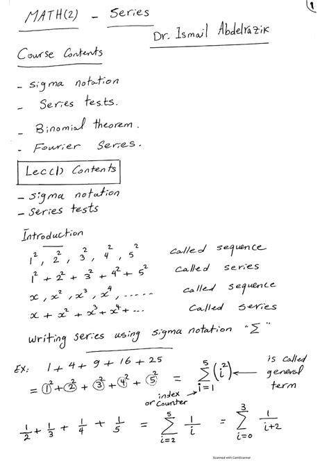 1sigma And Tests Intro Dr Ismail Abdelrazik Series Mathematics 1