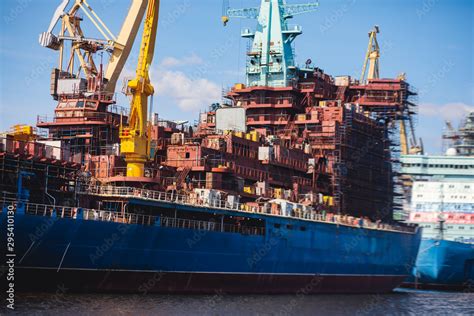 Process Of Building And Construction A Massive Russian Nuclear Powered