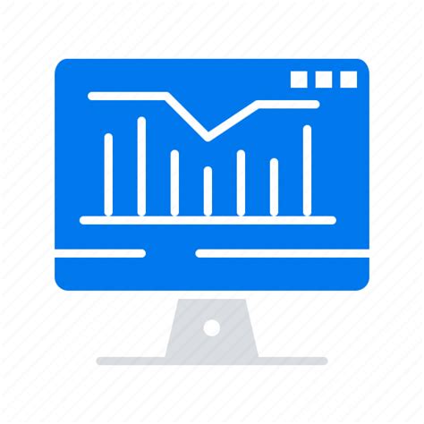 computer graph monitor static icon download on iconfinder