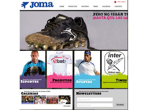www.joma-sport.com.br , new Joma Brasil web site - Joma World