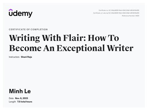 Why I Recommend This Udemy Writing Course Minh Le Posted On The Topic