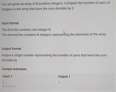 solved you are given an array of n positive integers