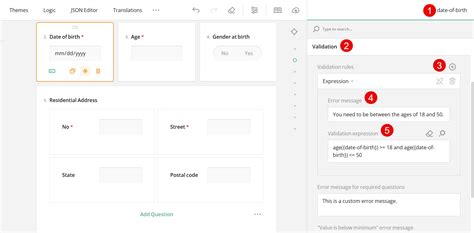How To Customize Validation Messages In A Survey Or Form