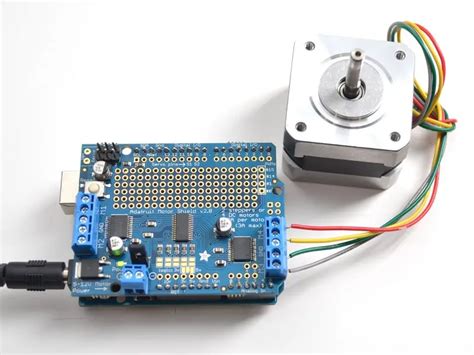 Arduino Stepper Motor Shield Para Controlar Motores Paso A Paso Motorba