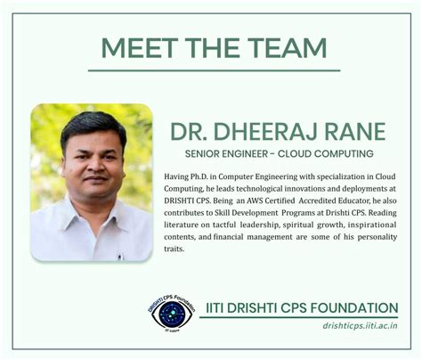 Iiti Drishti Cps Foundation On Linkedin Team Cloudcomputing