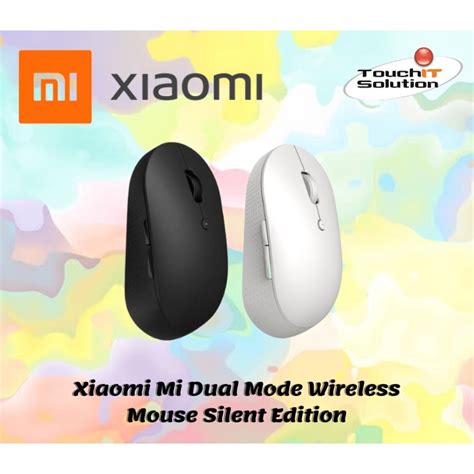 Xiaomi Mi Dual Mode Wireless Mouse Silent Edition Shopee Malaysia