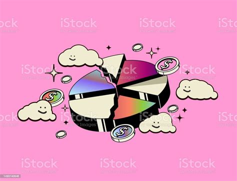 달러 동전이 있는 원형 원형 차트와 비용 또는 지출 표시 또는 다각화 투자 재조정이 있는 재무 개념 그림 재정 배분 투자 전략