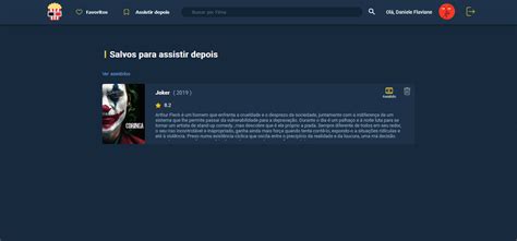 Github Daniflav94app Filmes Aplicação Web De Filmes Que Consome Api Do The Movie Database