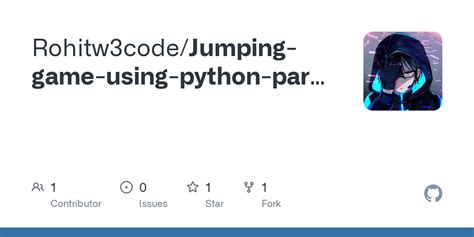 Actions Rohitw3code Jumping Game Using Python Part 02 GitHub