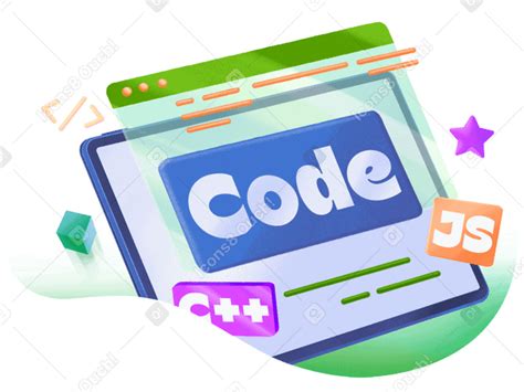 Lettering Code With Programming Languages Text Png Svg