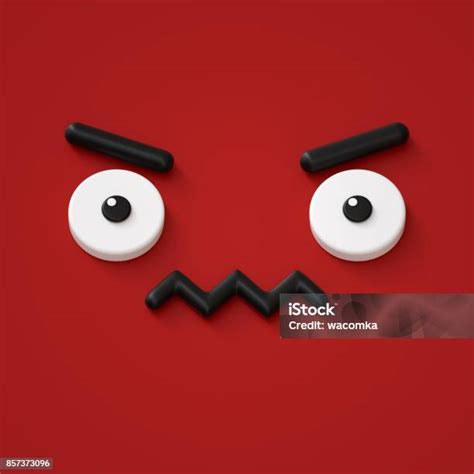 3d 렌더링 추상 감정적인 얼굴 아이콘 심 술 캐릭터 그림 귀여운 만화 몬스터 이모티콘 이모티콘 장난감 3차원 형태에 대한 스톡 사진 및 기타 이미지 Istock